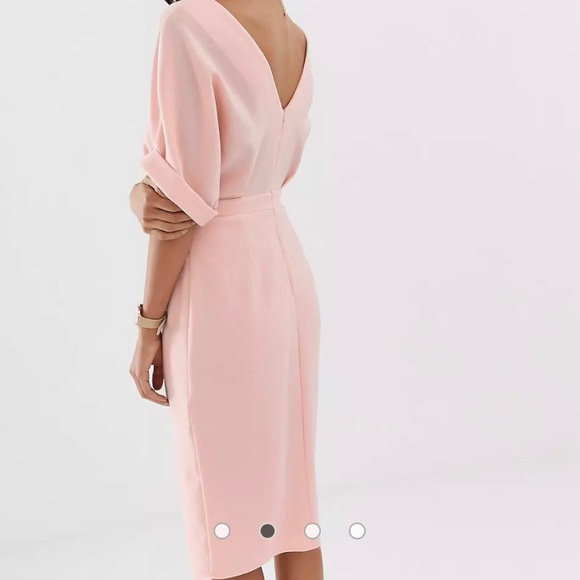 Dresses | Deep V Back Midi Dress Classic | Poshmark